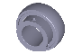 Item # AS205, Bearing Insert w/ Set Screw, Narrow Inner Ring ...
